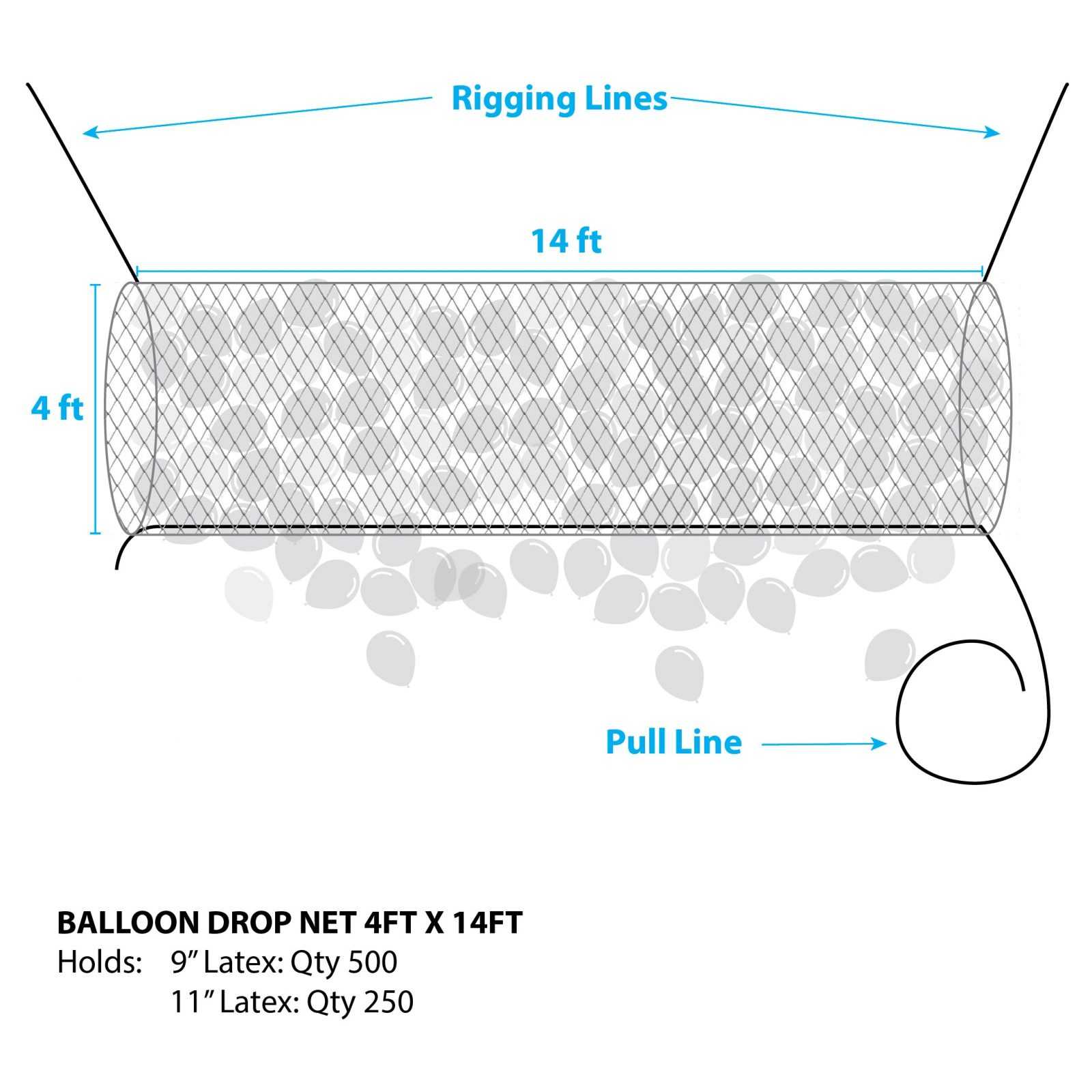 Balloon Drop Nets - Home for Balloon Supplies - Balloon Drop Nets